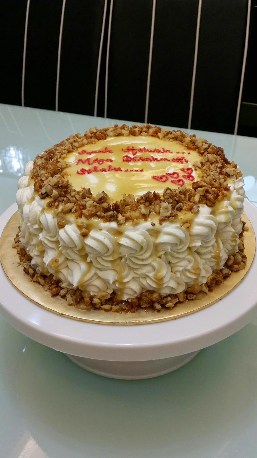 Zielicious Homemade Cakes: Kek Walnut Butterscotch