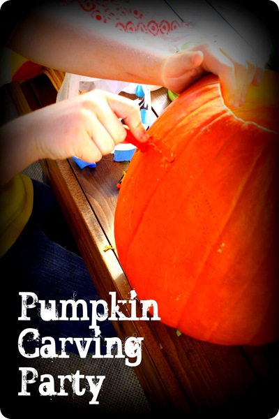 Pumpkin carving party ideas | Thrifty Decor Chick | Thrifty DIY, Decor ...