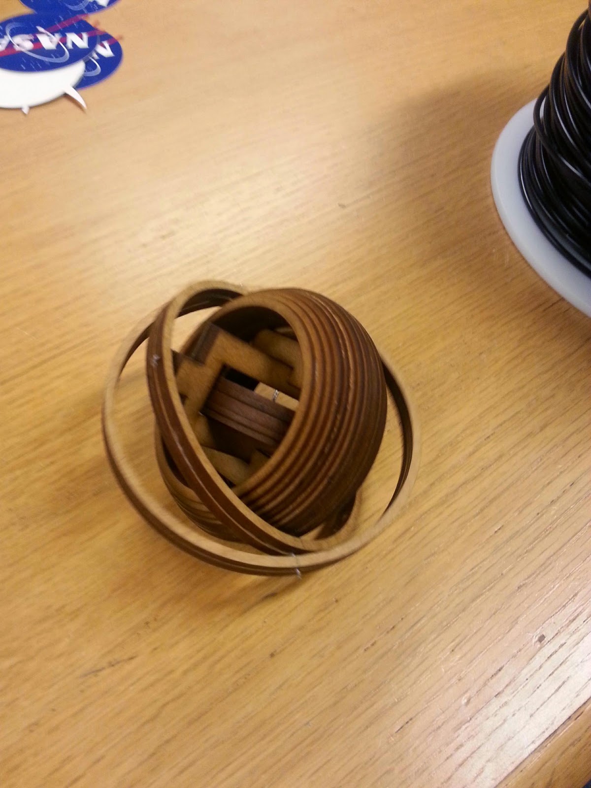 Ben's Notes: Laser-Cut, Acrylic, Flywheel-Gimbal System