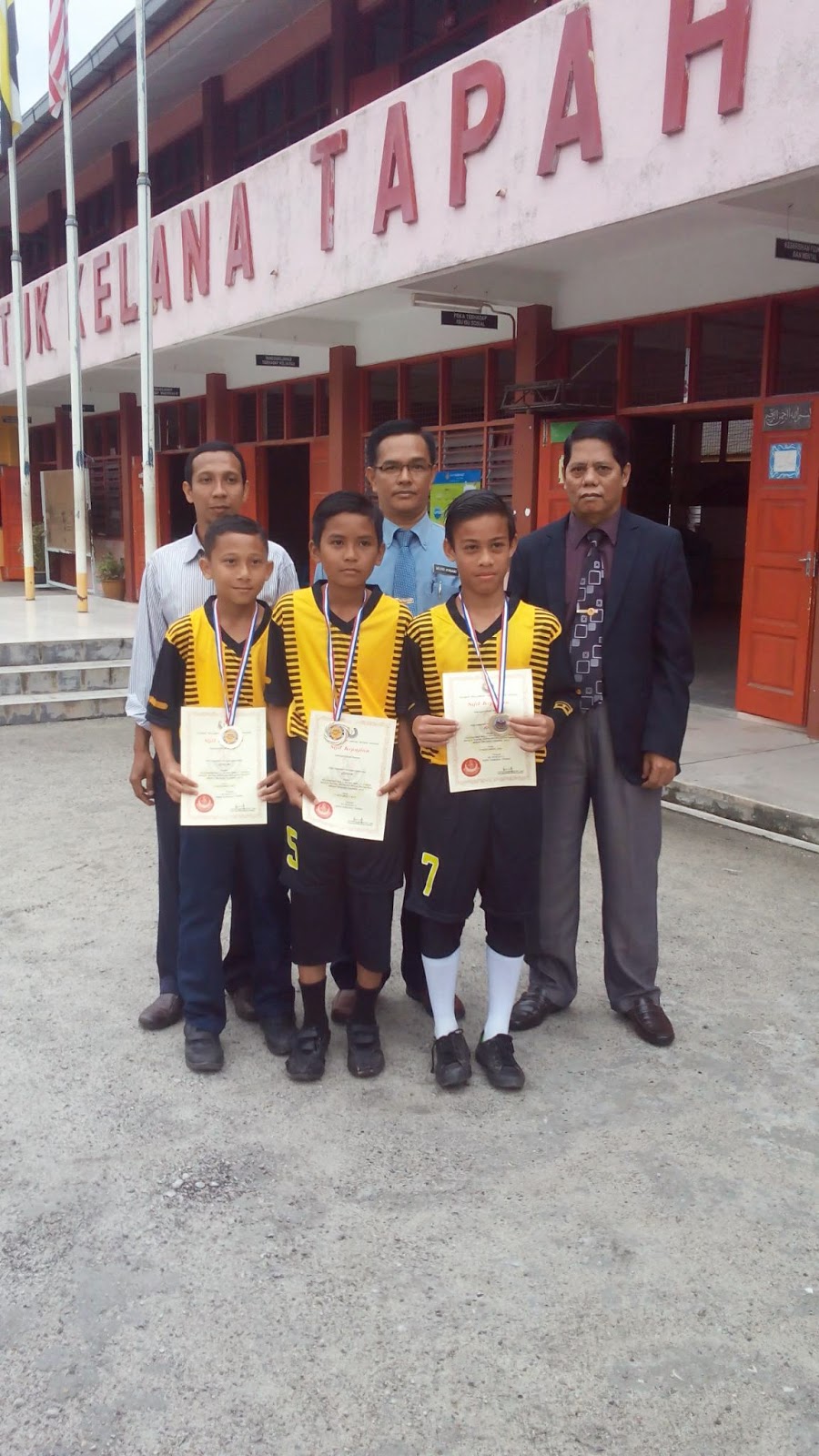 SK Datuk Kelana, Tapah: Pertandinangan bola sepak b11 Paerah Batang Padang