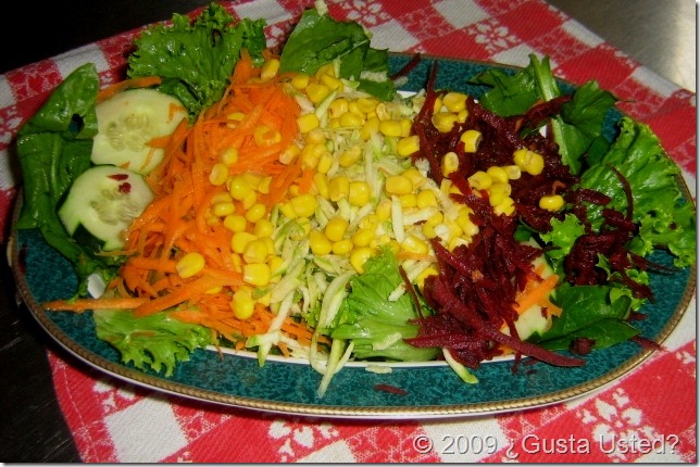 ESALADA COLORIDA (ENSALADA MIXTA DE LECHUGA Y VERDURAS) | COCINA CASERA ...