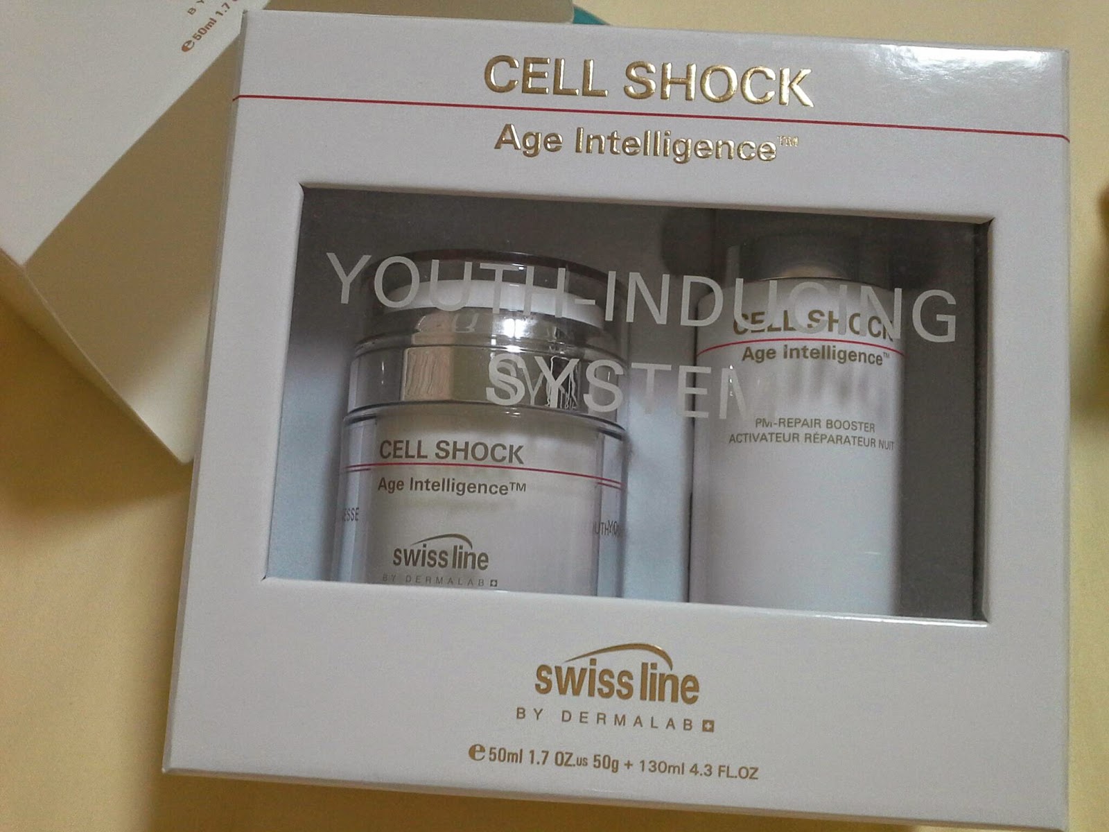 Beauty review:Swiss line Cell Shock Age Intelligence Youth-Inducing ...