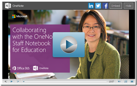 Great news! Introducing OneNote Staff Notebook for education – just ...