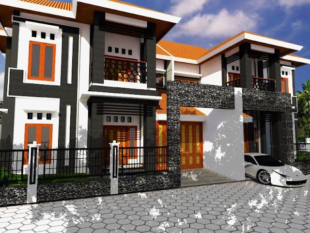 CONTOH RENDER V RAY FOR SKETCHUP | Anggaputra