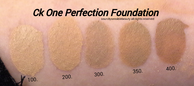 CK All Day Perfection Foundation Review & Swatches of Shades