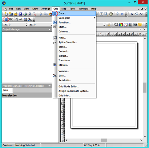 How to Create Grid File in Surfer ? ~ GeologyHub