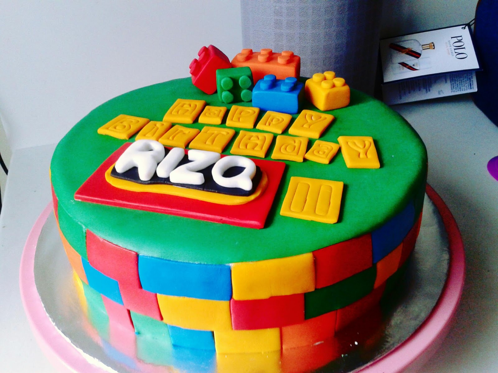 SomethingSweet, Homemade Desserts and More..: Lego theme cake