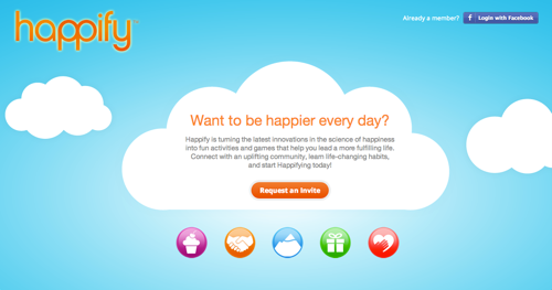 Invites: Want more happiness in your life? Join Happify!