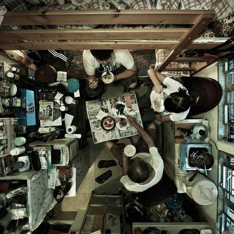 Crowded Hong Kong Apartments Photographed From Above | Amusing Planet