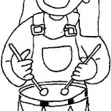 INSTRUMENTOS DE PERCUSION PARA COLOREAR