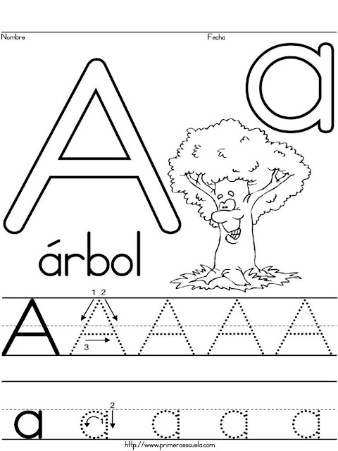 Actividades con la letra A