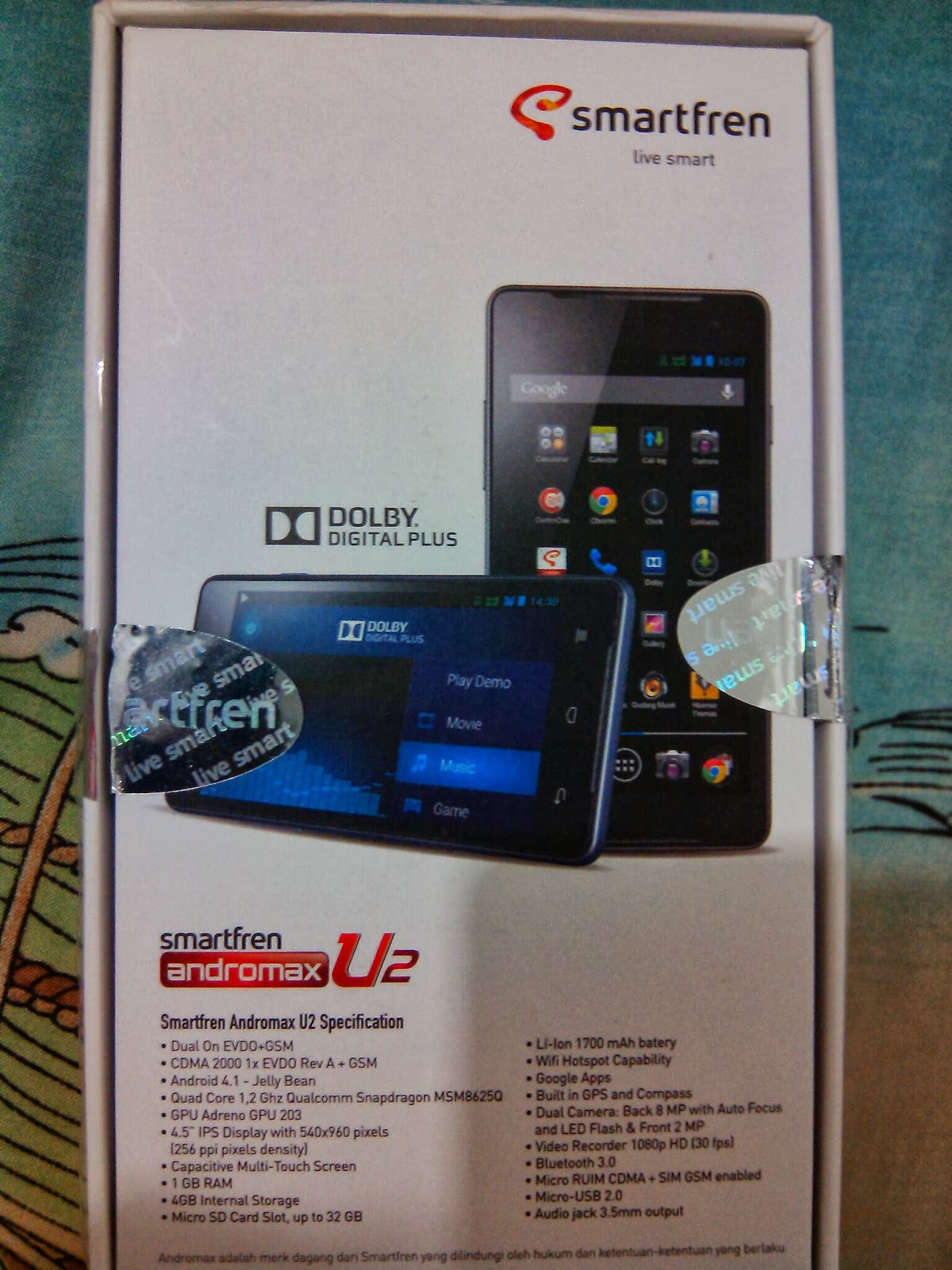 New Smartfren Andromax U2 – review | Beautiful Mind of Yossy