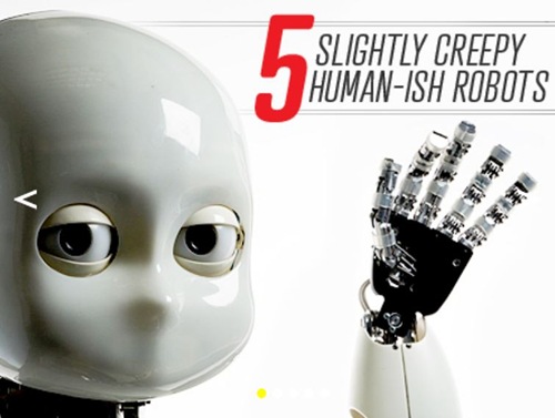 Alizul: 5 SLIGHTLY CREEPY HUMAN-ISH ROBOTS