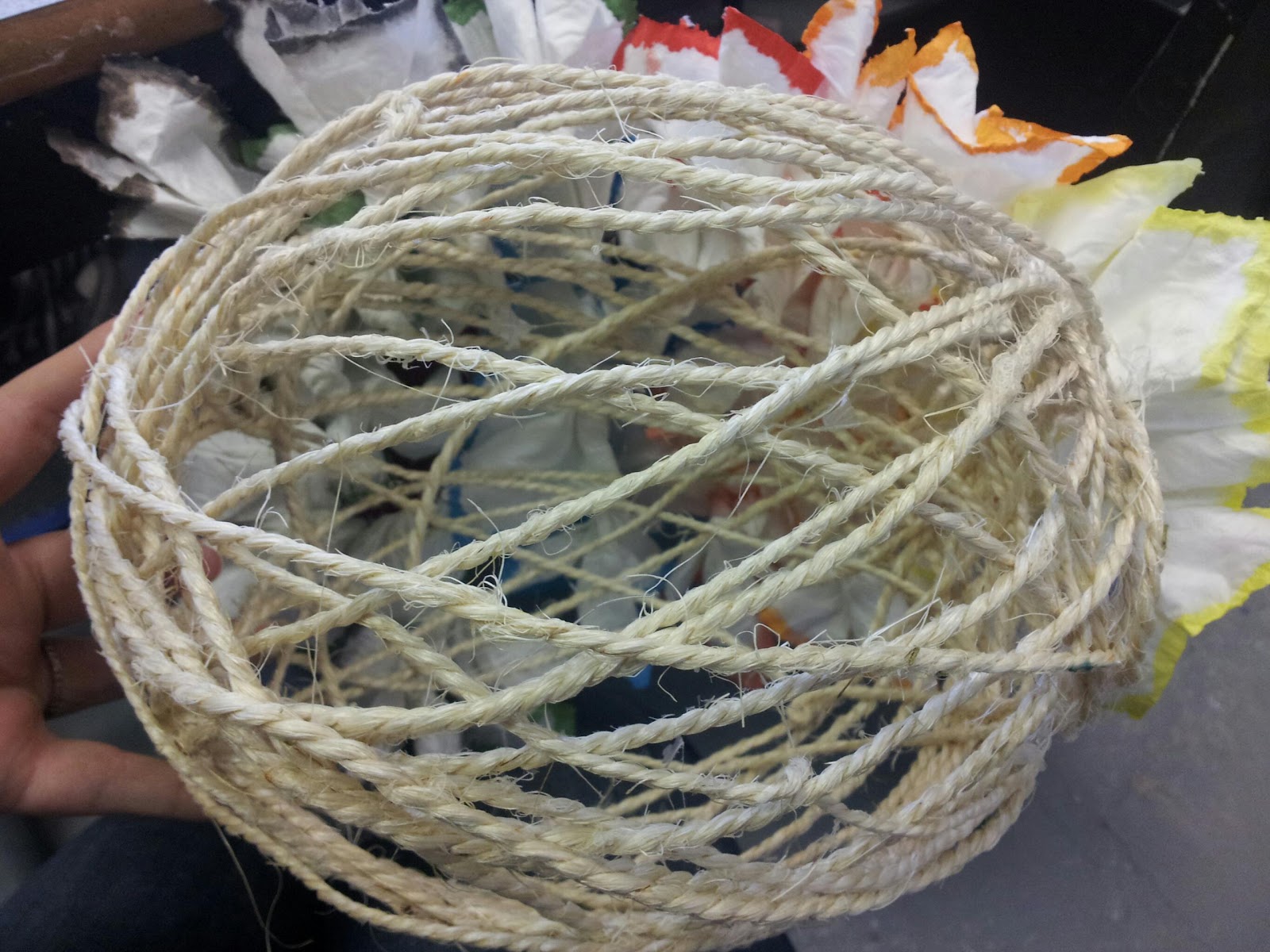 JessicaPlowright: Watercolour Tissue/String Ball Experiment