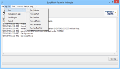Sony Mobile Flasher (formerly SonyEricsson Xperia Flasher) 0.9.18.1 ...