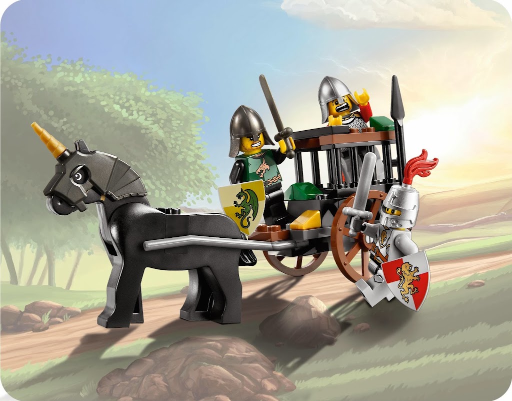 Bricker - Конструктор LEGO 7949 Погоня за повозкой с пленником (Prison ...