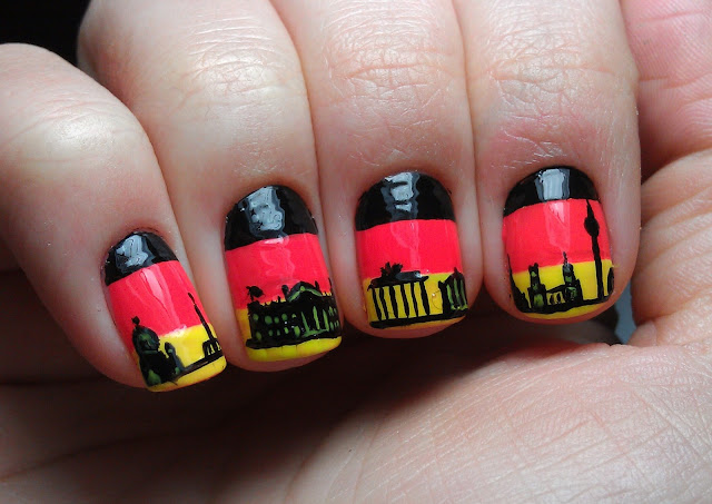 nailartinc: GERMANY NAILART: SKYLINE OF BERLIN