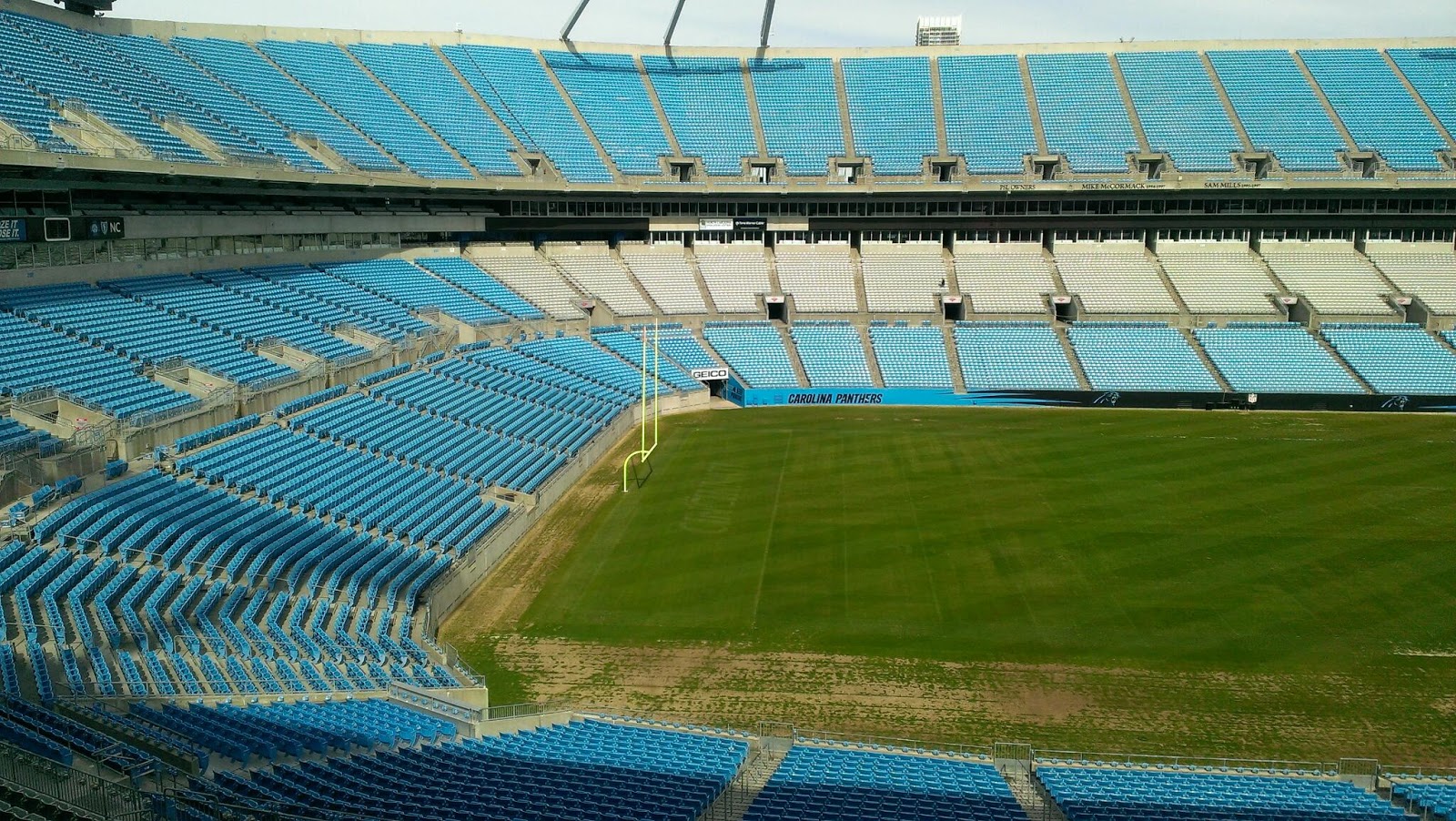 Bank of America Stadium - Home of the Carolina Panthers - Travel Light