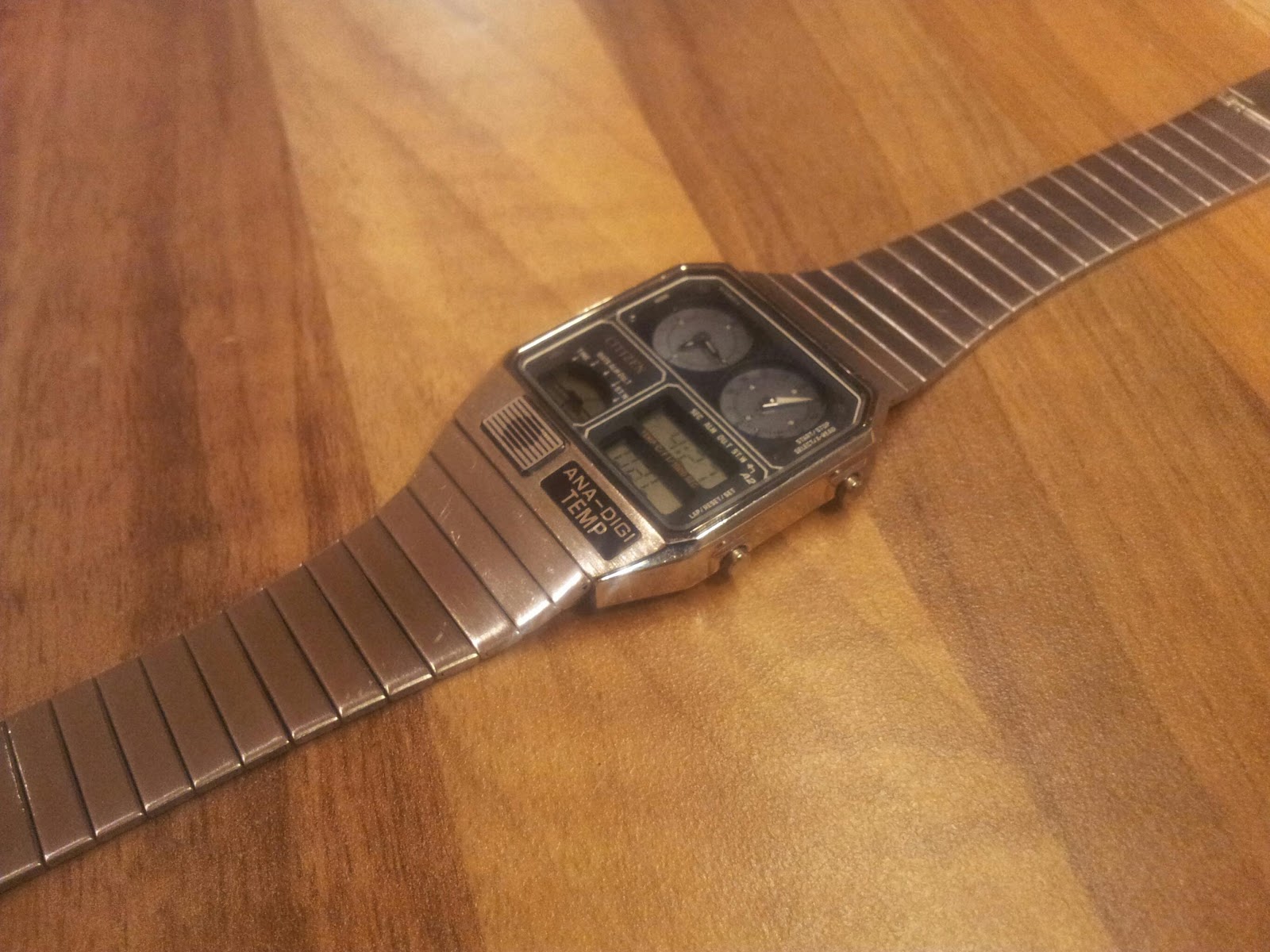 Which Watch Today...: Citizen Ana-Digi Temp Retro 8982 module