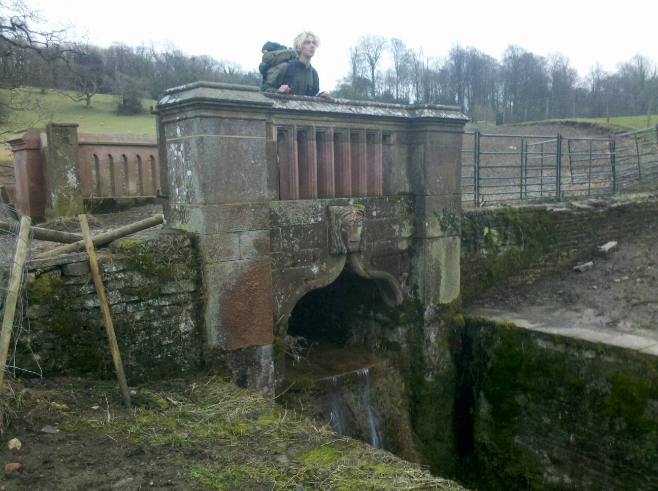 NATIONAL TRAILS WALK 2012/13: Ornate bridge in Doddington Park