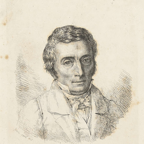 Zelfportret van Frédéric Théodore Faber, Frédéric Théodore Faber, 1837 ...