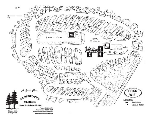 Campground St. Regis | BookYourSite