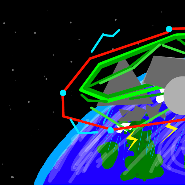 "Geometric Storm" » drawings » SketchPort