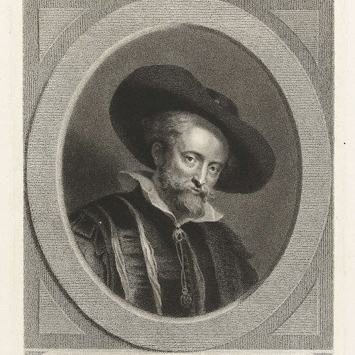 Zelfportret van Peter Paul Rubens, Lambertus Antonius Claessens, after ...
