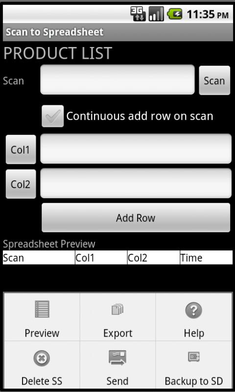 Scan to Spreadsheet - Android Apps on Google Play
