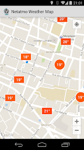 Netatmo Weather Map (beta) – Netatmo Weather Map – Android Weather Apps