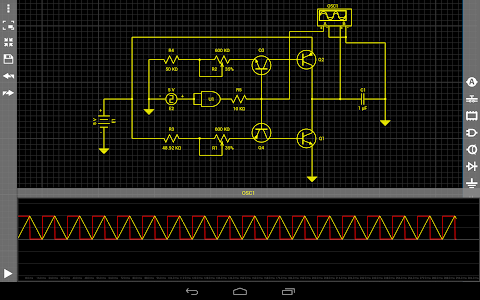 Droid Tesla Demo – The best electronic circuit simulator(SPICE) for ...
