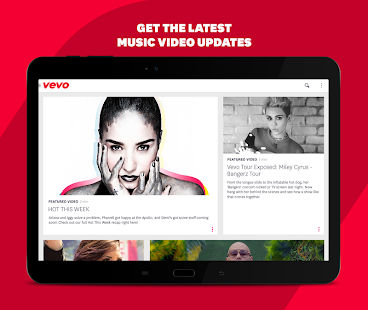 Vevo – Watch HD Music Videos | TablettopMusic