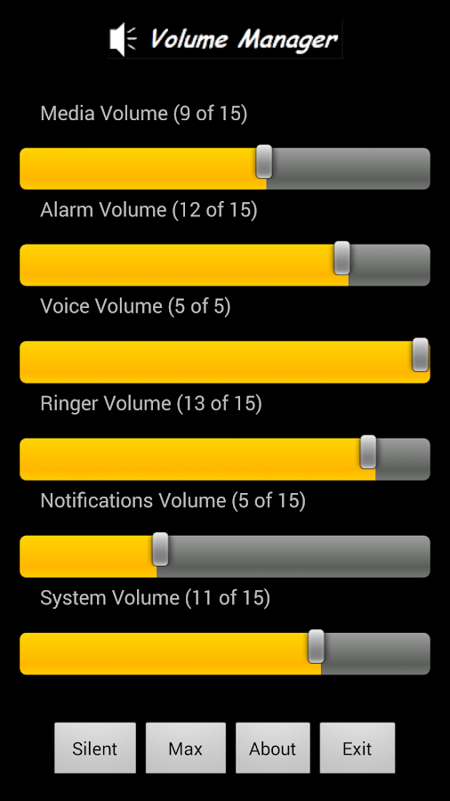 Volume Manager - Android Apps on Google Play