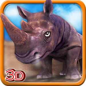 Angry Rhino Simulator 3D - Latest version 1.0.6 for Android Game Simulation