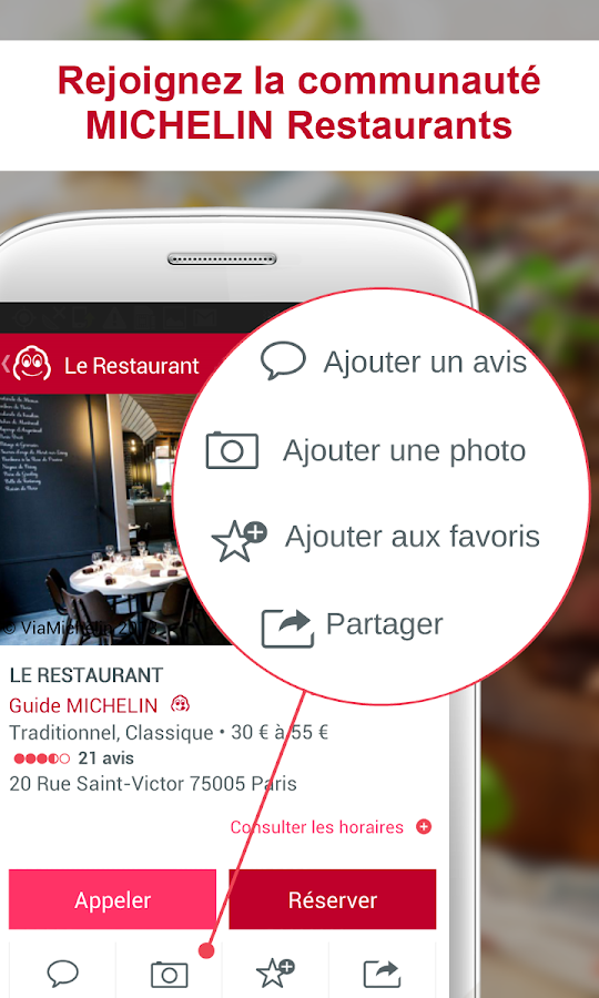 MICHELIN Restaurants – Applications Android sur Google Play