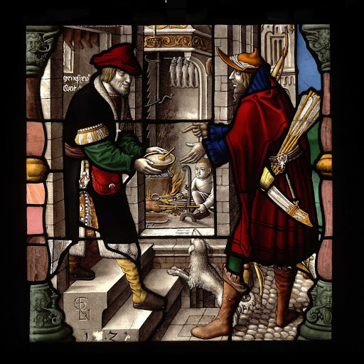 Esau Gives up his Birthright; Jacob and Esau with the Bowl of Pottage ...