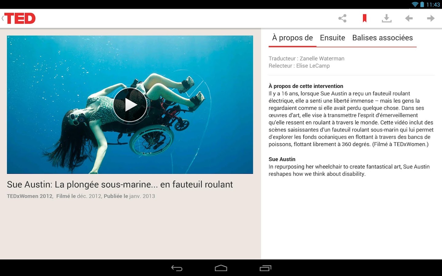 TED – Applications Android sur Google Play
