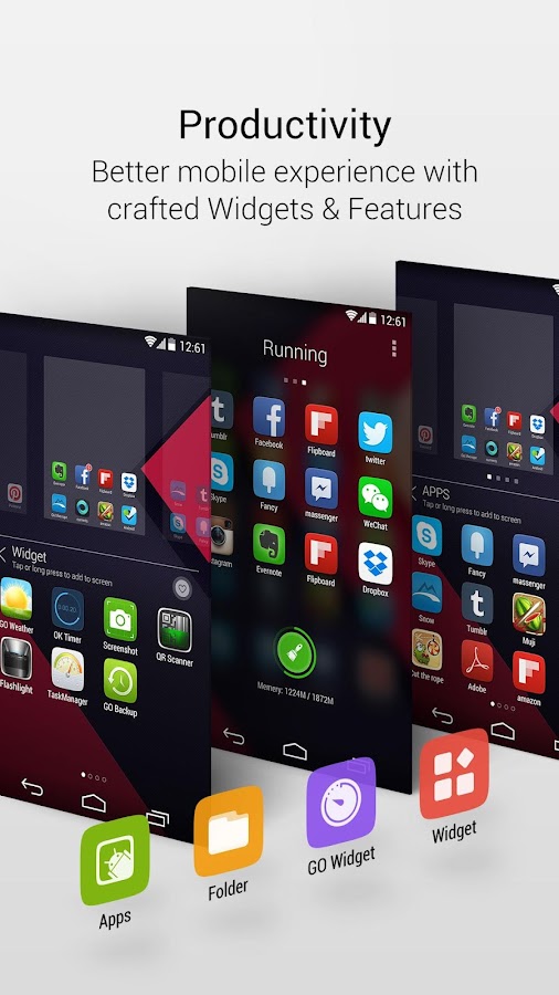 GO launcher EX (polski) – Aplikacje Android w Google Play