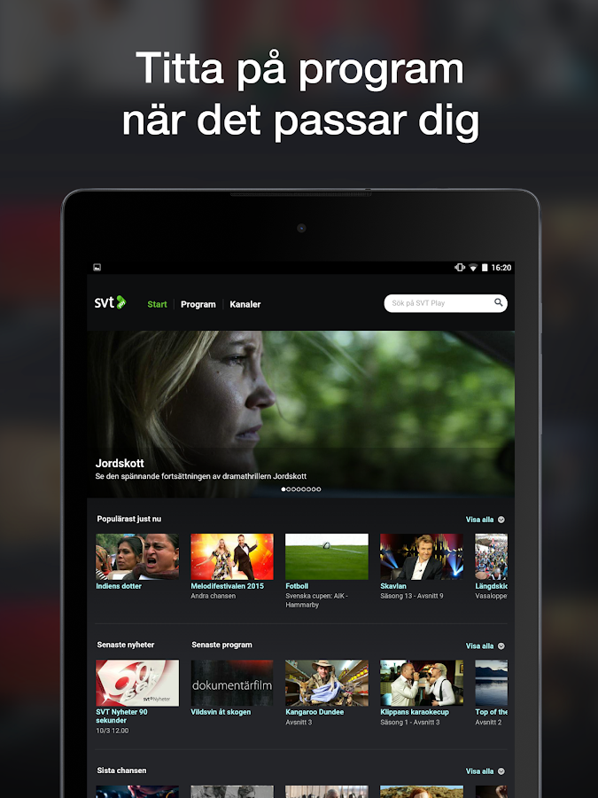 SVT Play – Android-appar på Google Play