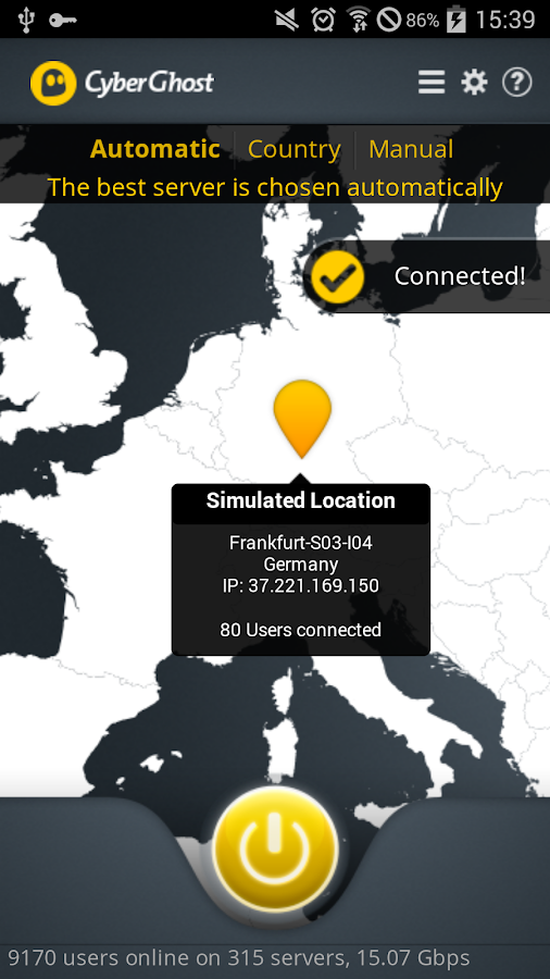 CyberGhost - Free VPN & Proxy - Android Apps on Google Play