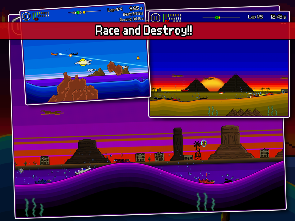 Pixel Boat Rush – pikselowe wyścigi na kwadratowej wodzie