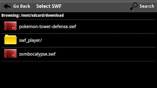 SWF Player – Play your flash files ( swf ) from your SD-card with this ...