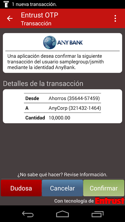 Entrust IdentityGuard Mobile - Aplicaciones de Android en Google Play