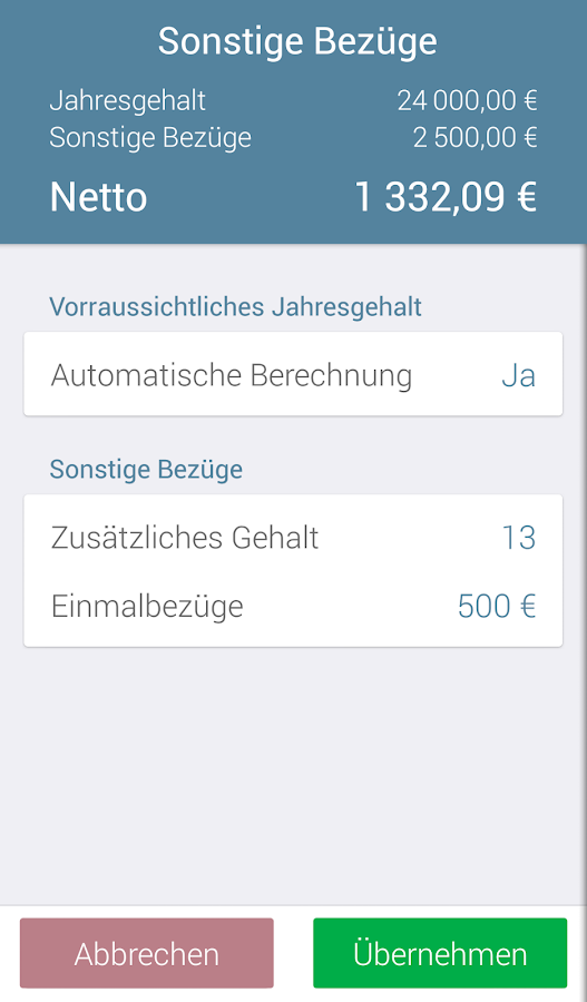 Bruno: Brutto Netto Rechner – Android-Apps auf Google Play