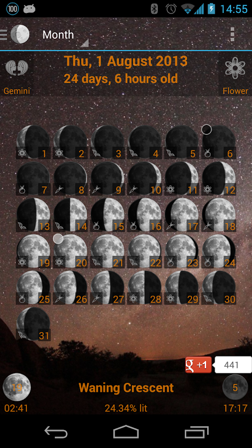 Moon Phases Widget - Android Apps on Google Play