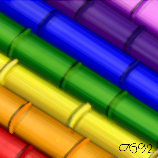Rainbow Bamboo » drawings » SketchPort