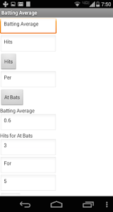 Baseball Stats – An app used to find out your batting average and other ...