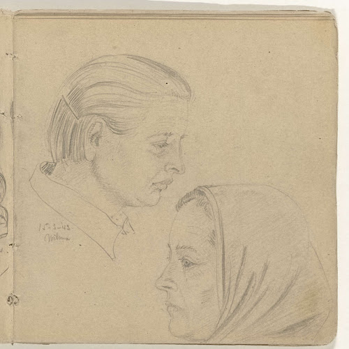 Portretten van medegevangenen, To Frank-Stoltz, 1943 - Rijksmuseum