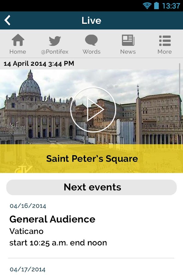 The Pope App - Papa Francisco - Aplicaciones de Android en Google Play