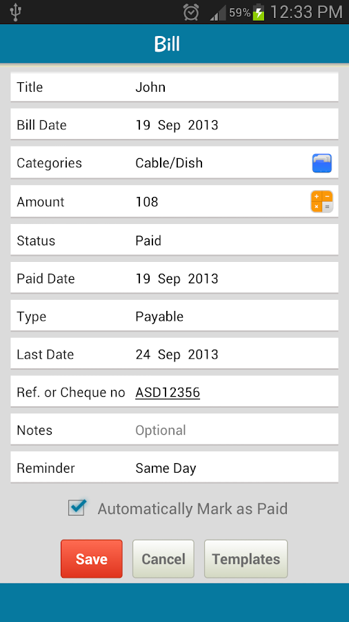 Bills Monitor Free - Android Apps on Google Play